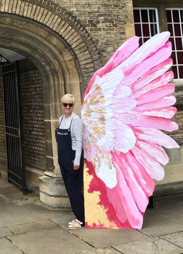 Angel Wings Photo Backdrop | Event hire and styling London – Rock the Day