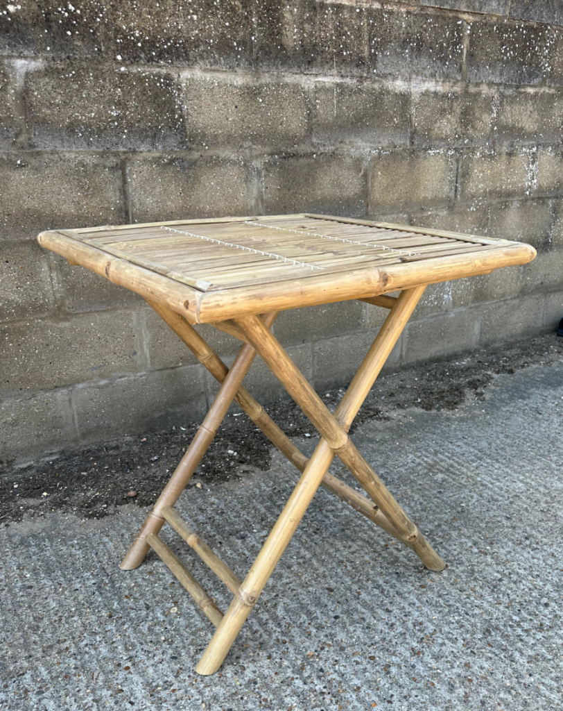 Bamboo Folding Table for hire | Bamboo furniture hire London – Rock the Day