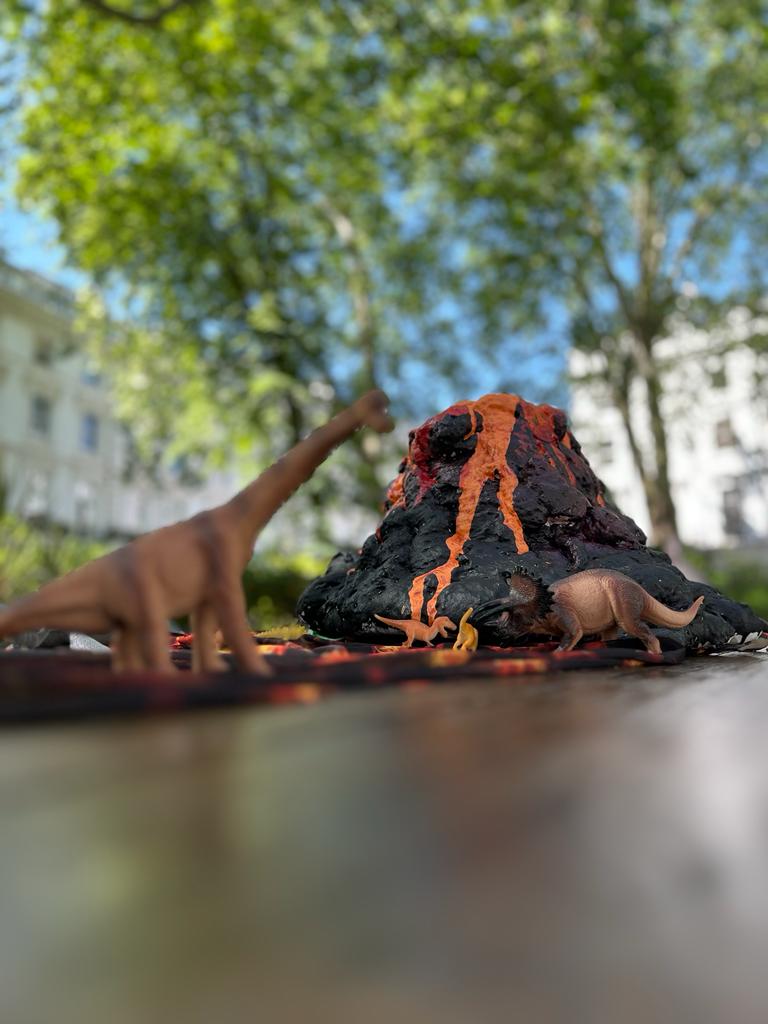 Volcano Centrepiece for hire | Themed event hire London – Rock the Day