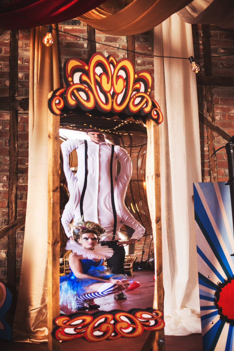 Fairground Distorting Mirror | Kids party Essex | prop hire – Rock the Day