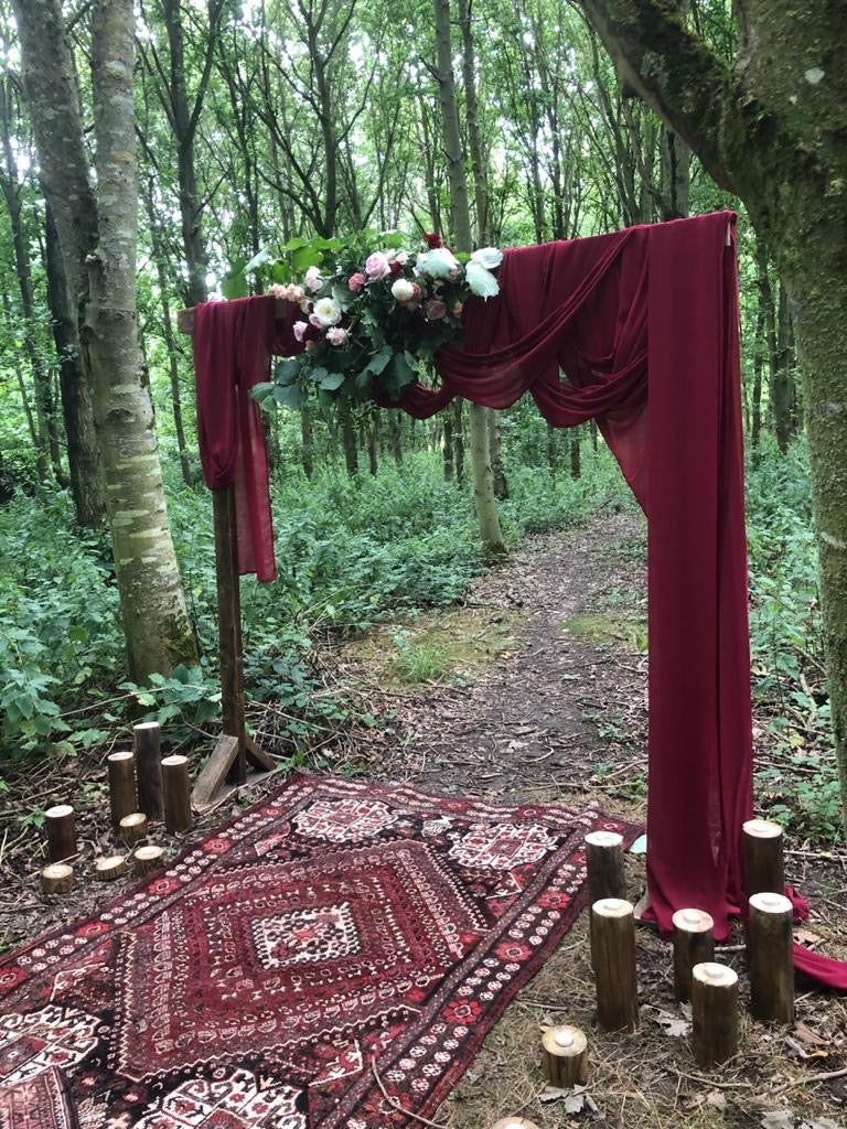 Wooden Candle Holders | prop hire | party props Essex – Rock the Day
